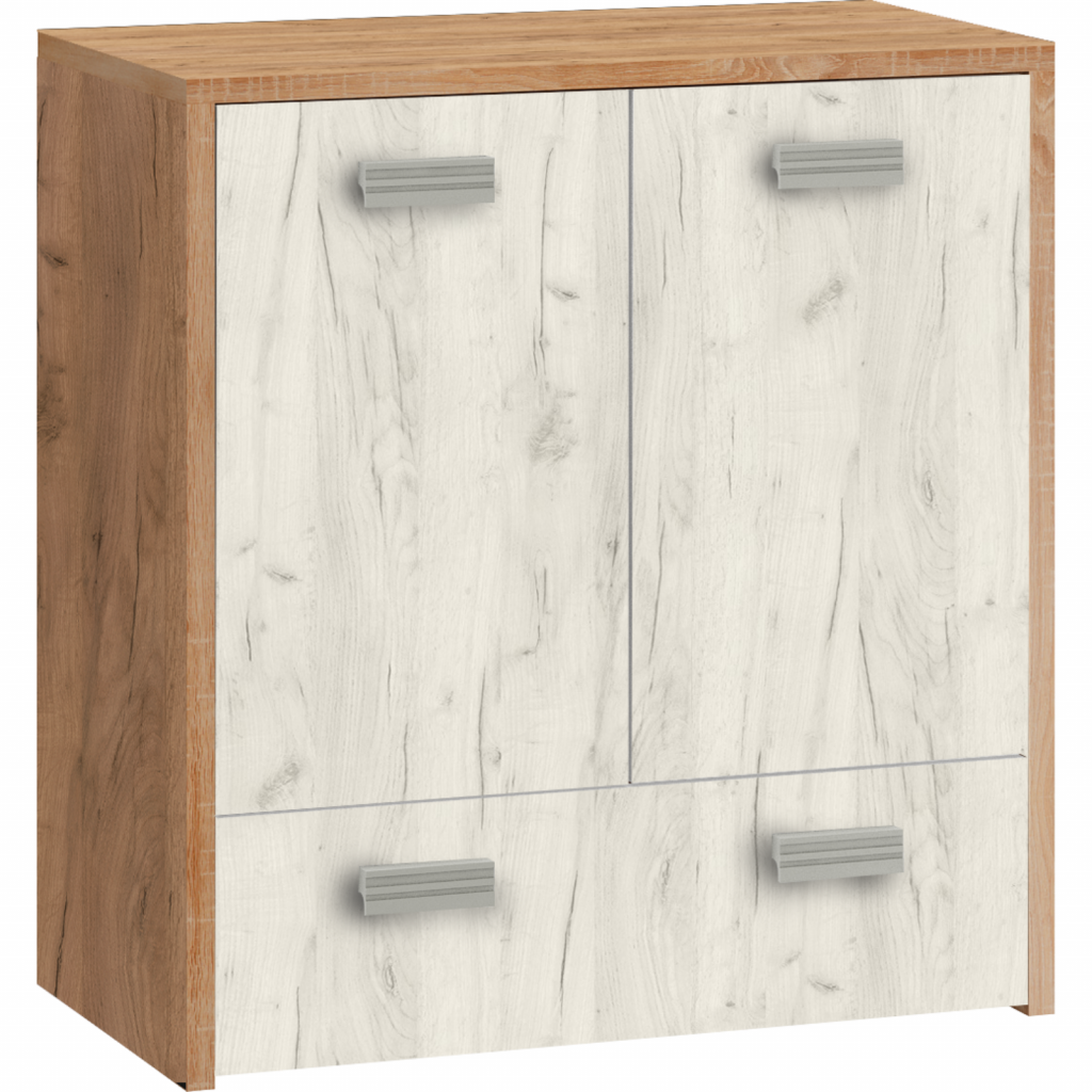 KITTY collection: Chest of drawers - KIT-03 - Craft Gold / Craft White ...